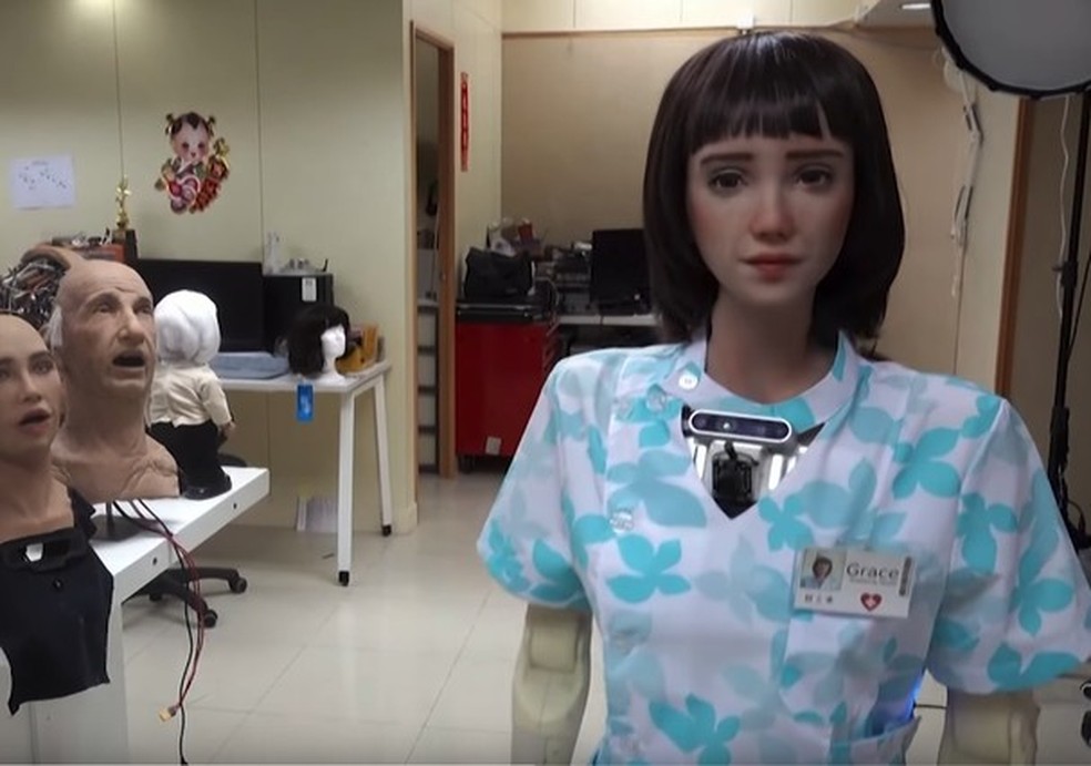 Empresa de Hong Kong cria enfermeira-robô para interagir com pacientes ...
