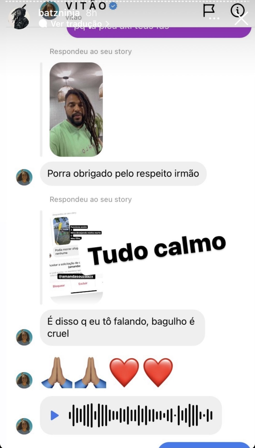 Batz Ninja debocha de nova música de Vitão, que fica chateado e ...