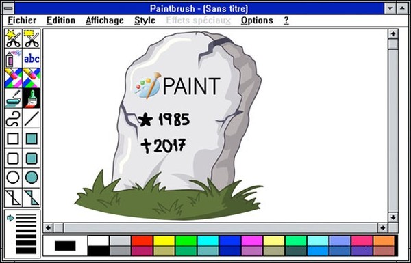 Microsoft anuncia 'morte' do Paint após 32 anos
