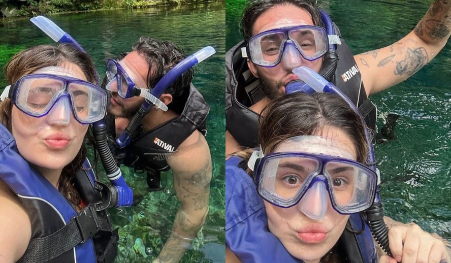 Viih Tube e Elizer aproveitam passeio de mergulho em Bonito: 'Focados ...