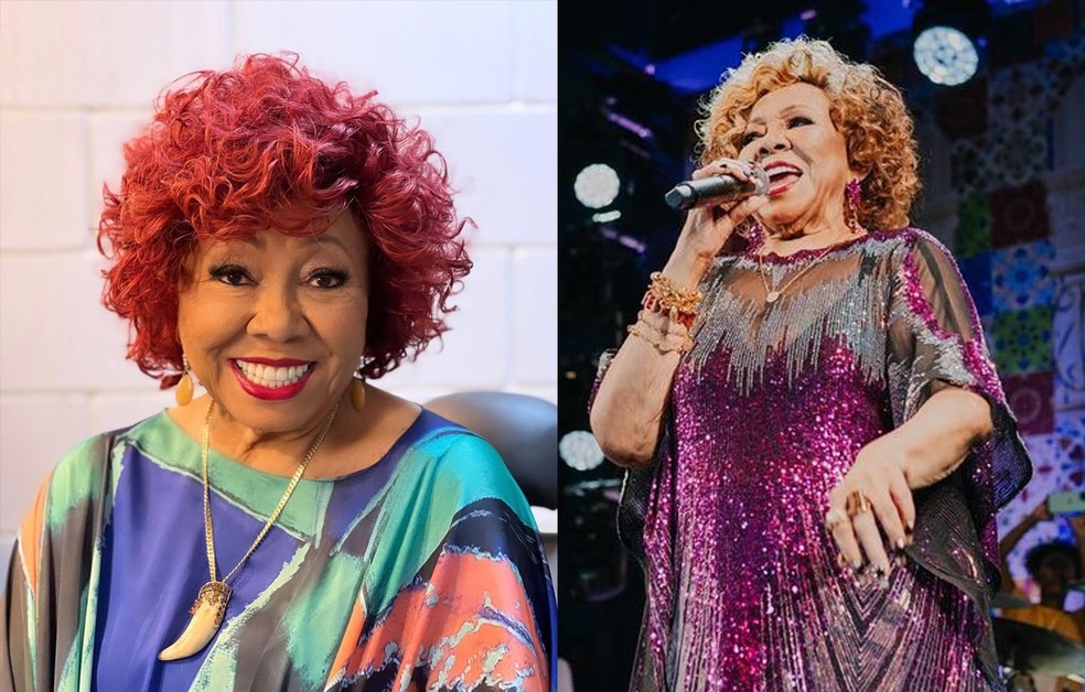 Alcione mostra novo visual com fios vermelhos e promete: 'Vem coisa boa ...