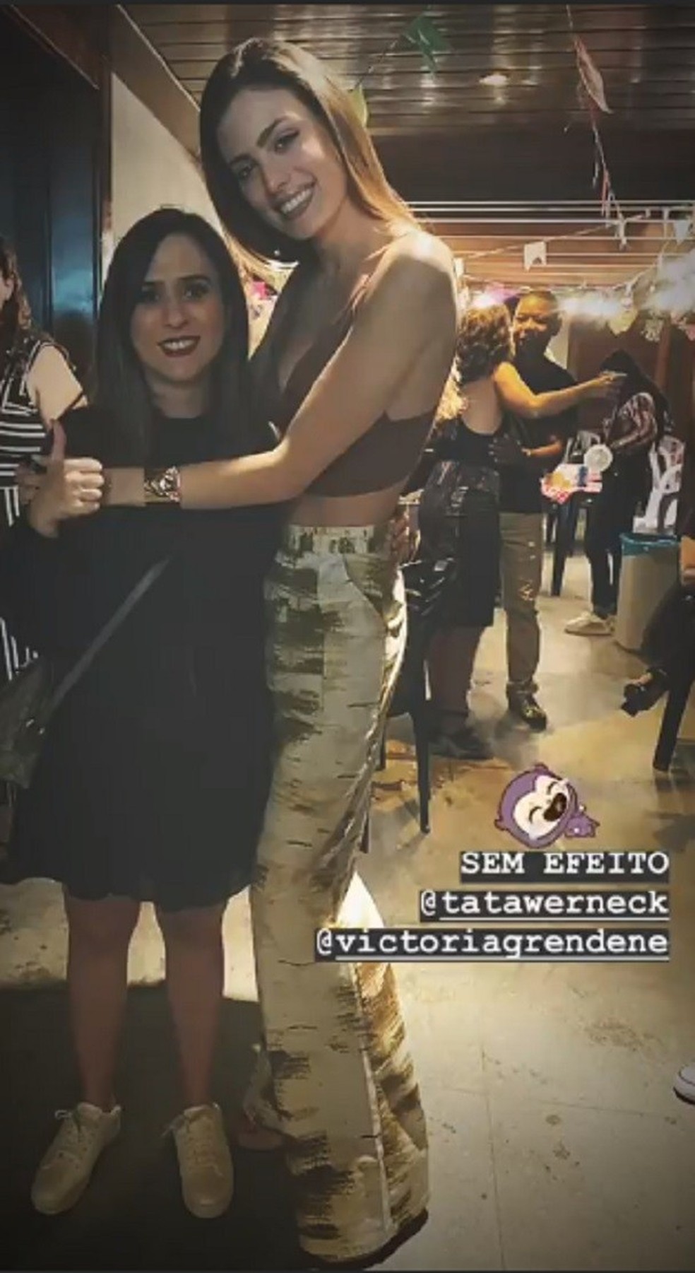 Enzo Celulari compartilha foto da namorada ao lado de Tatá Werneck e se ...