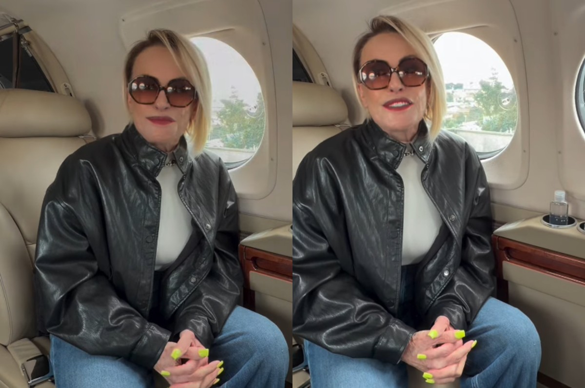 Após um mês, Ana Maria Braga se despede das férias e avisa: 'Tô de ...