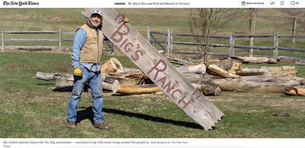 Mr. Big, da série Sex and The City, foi inspirado em editor de revista ...