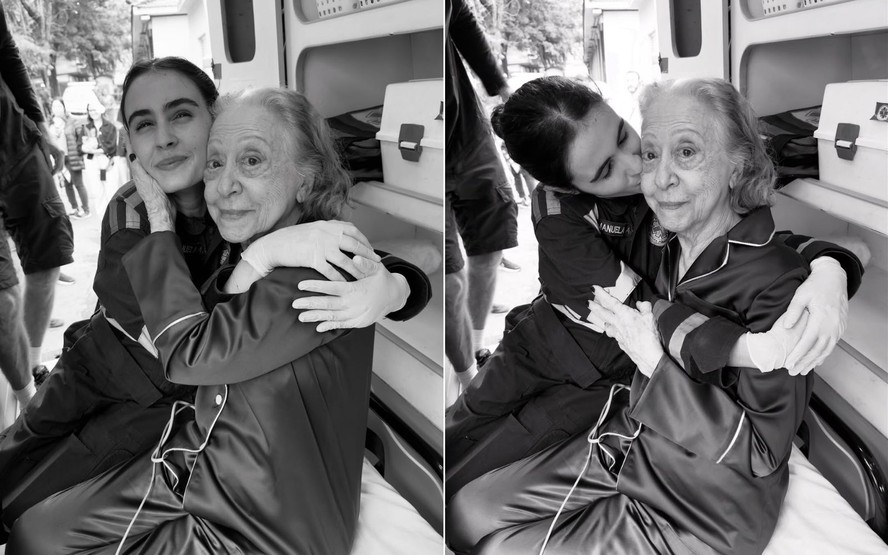 Valentina Herszage tieta Fernanda Montenegro nos bastidores de nova ...