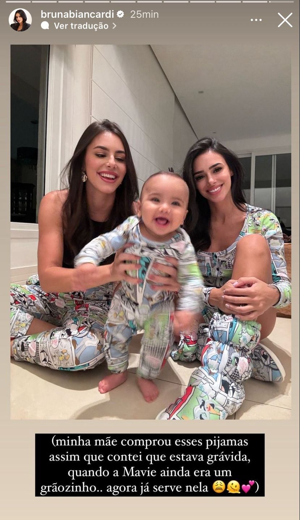 Bruna Biancardi celebra 7 meses de Mavie: 'Como passa rápido'