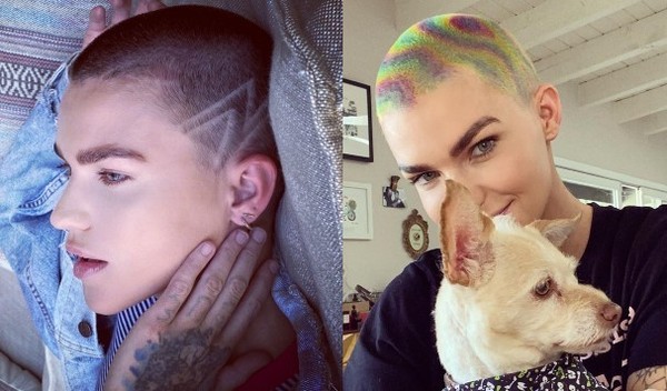 Ruby Rose está com o cabelo mais diferentão que você vai ver hoje