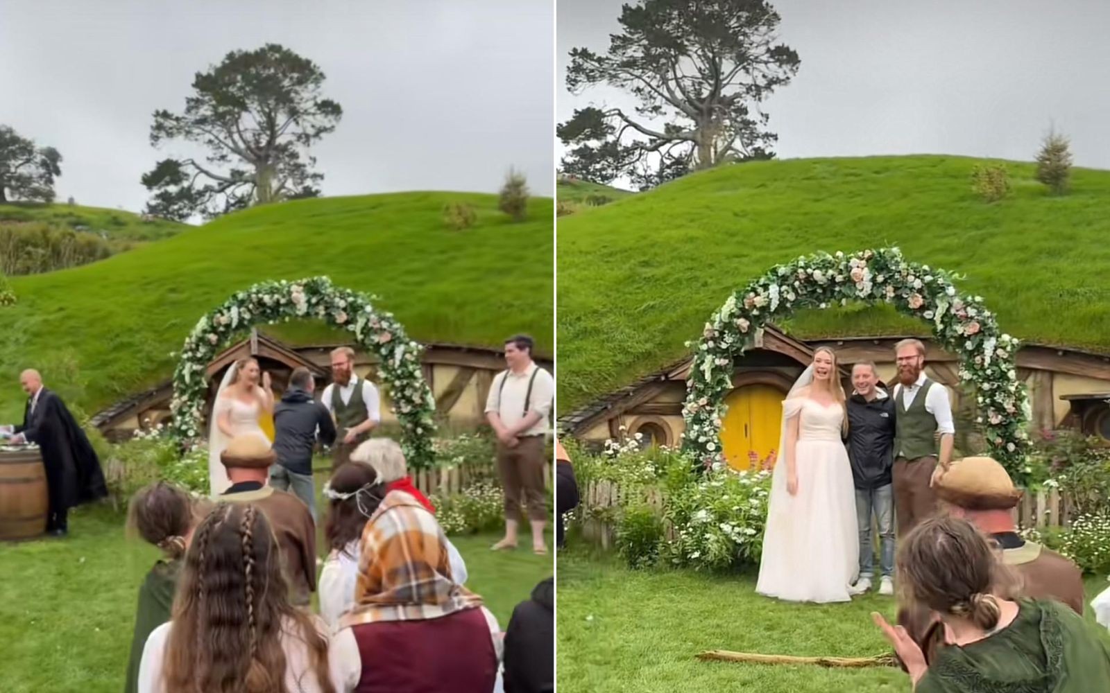 Ator de 'O Hobbit' invade casamento realizado no set do filme e ...