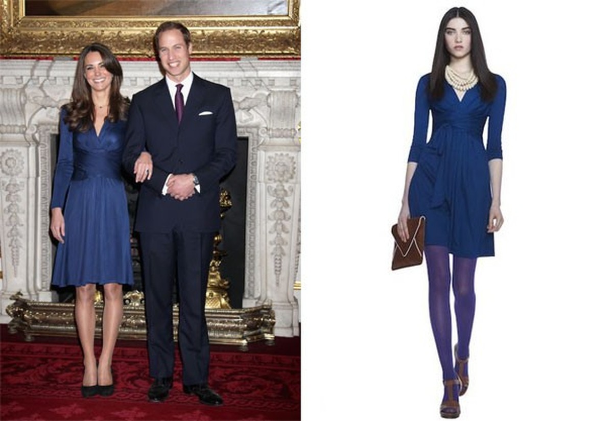 Vestido icônico de Kate Middleton ganha versão fast fashion
