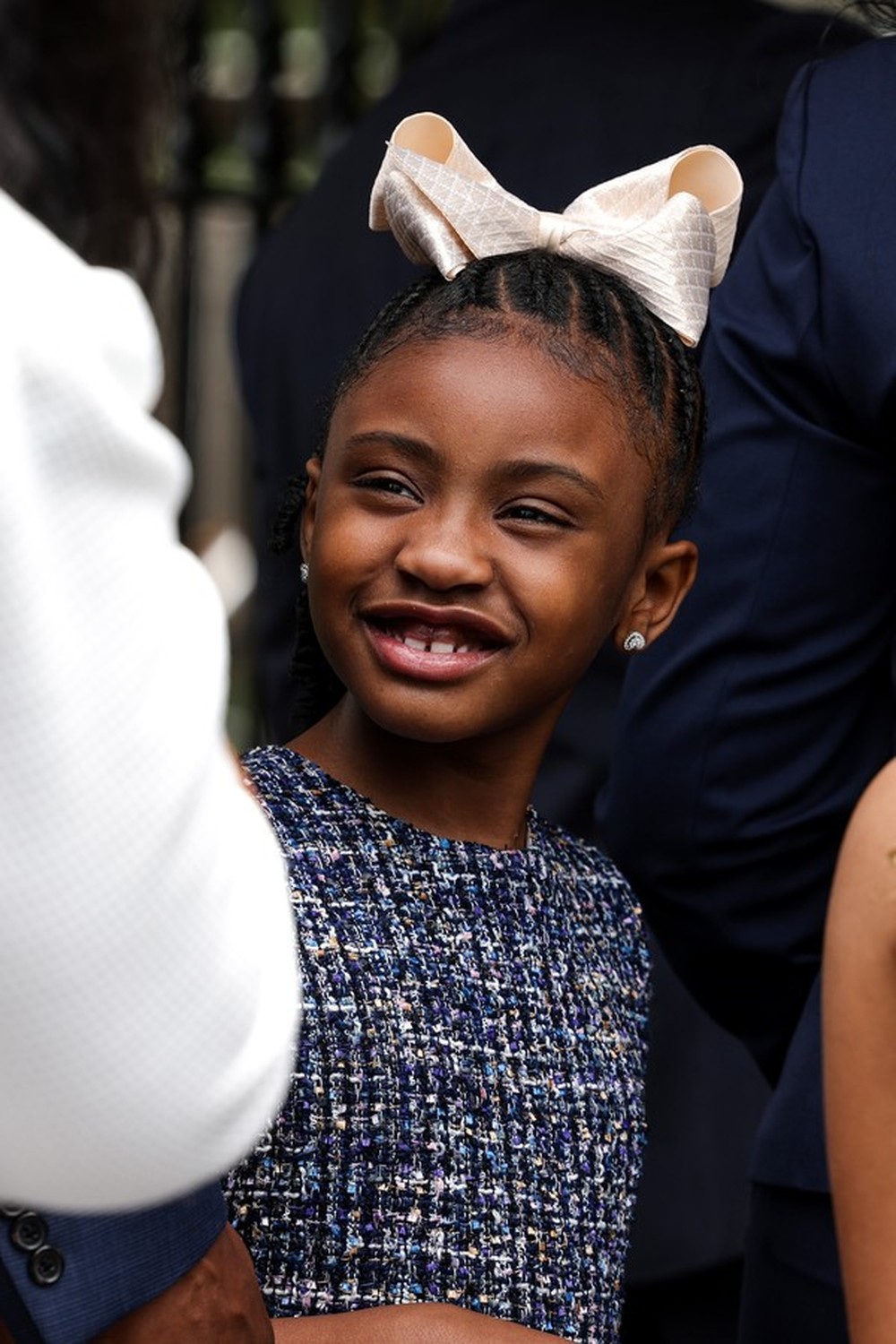 Gianna, filha de George Floyd, visita Casa Branca com família: 'Meu pai ...