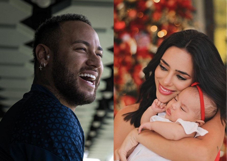 Bruna Biancardi promete seguir Neymar de volta nas redes sociais após homenagem: 'Fofinho'