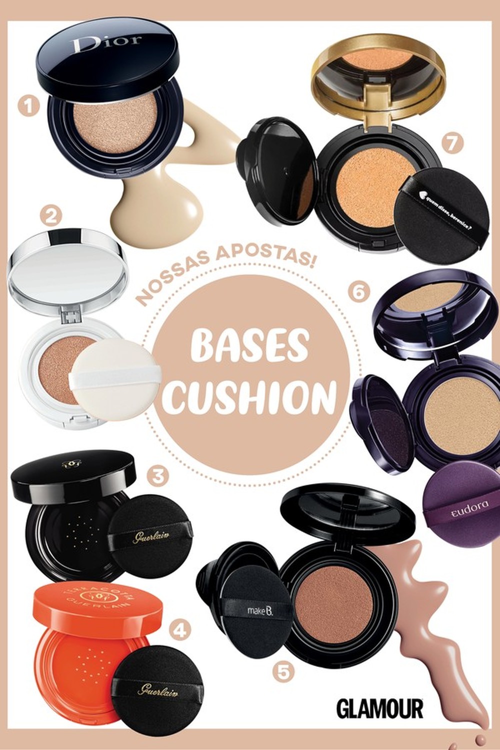 Base cushion: testamos opções de 7 marcas e contamos o resultado