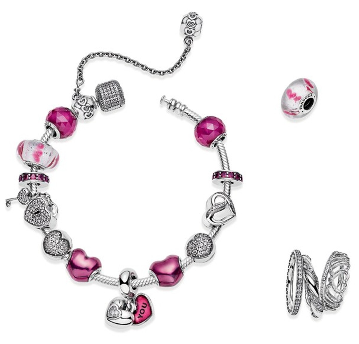 Pingentes: top 7 charms da Pandora pro Dia dos Namorados