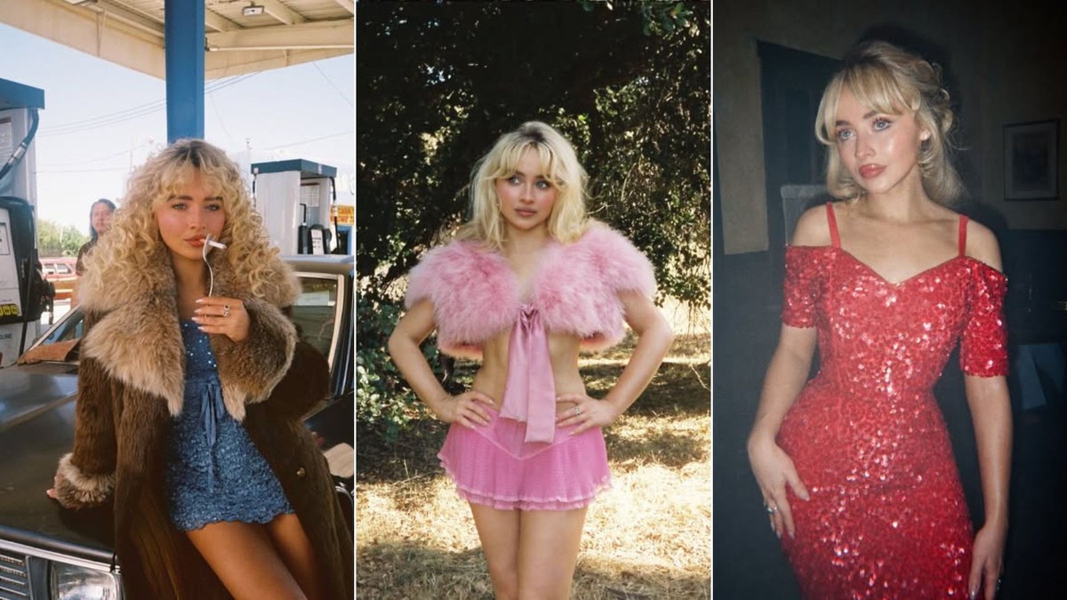Sabrina Carpenter mostra bastidores e detalhes dos figurinos do clipe ...
