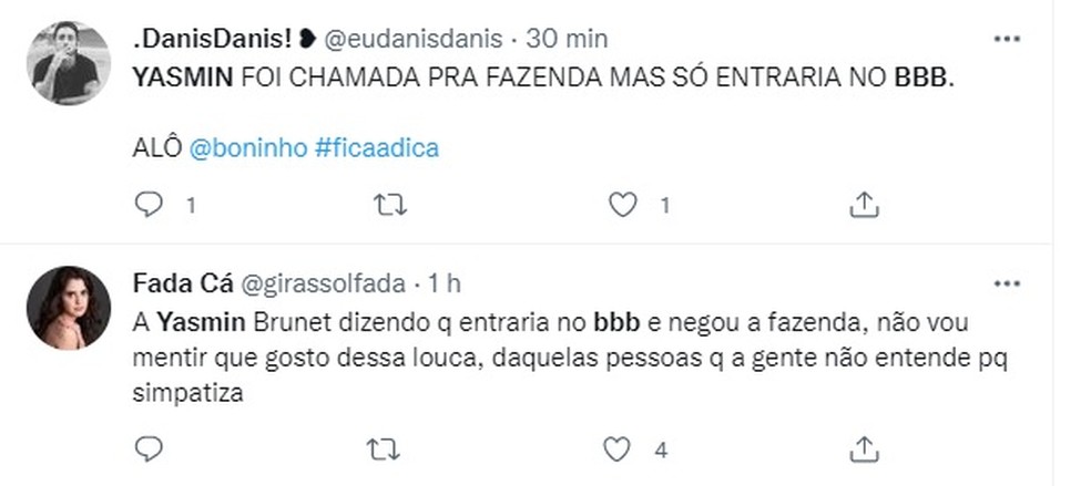 Yasmin Brunet revela que entraria no Big Brother Brasil: 'Quero muito'