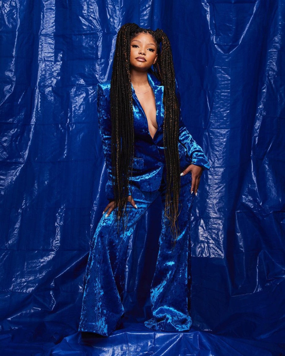 Halle Bailey é a melhor referência de penteados e essas 15 imagens ...