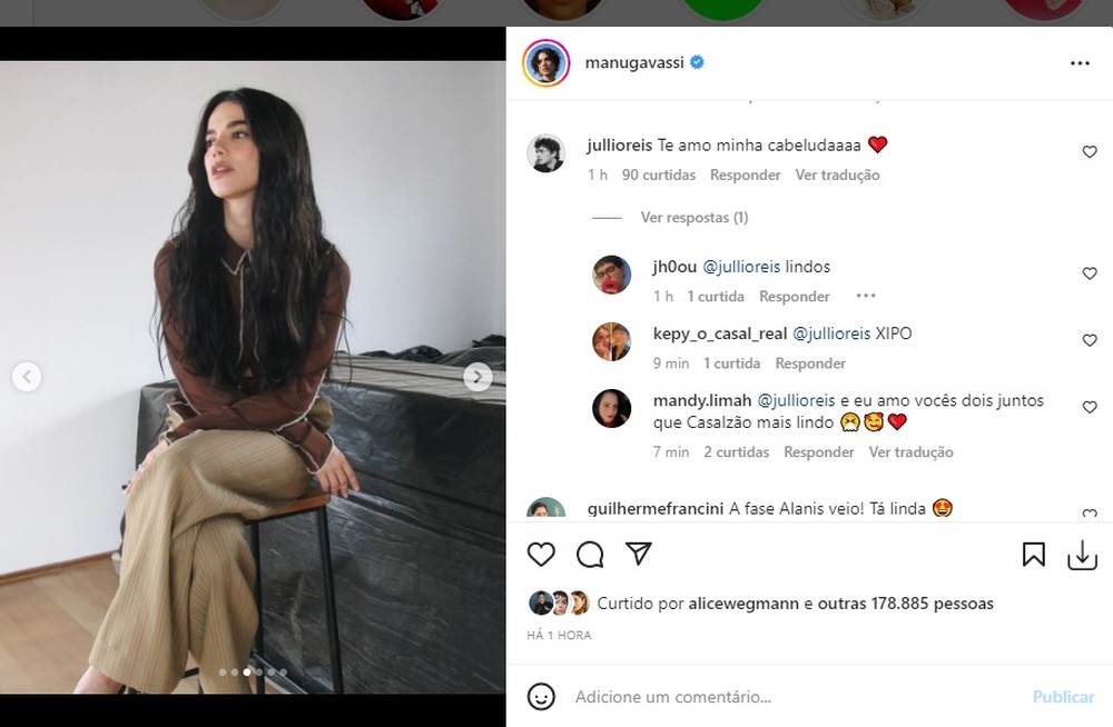 Manu Gavassi surpreende com novo visual: 'do nada?'