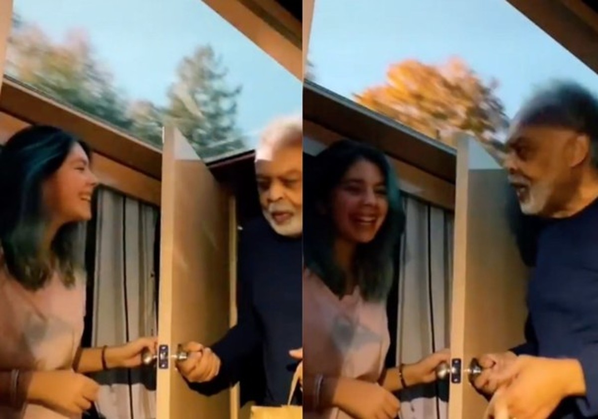 Flor Gil é interrompida por vovô Gilberto Gil em vídeo e diverte web