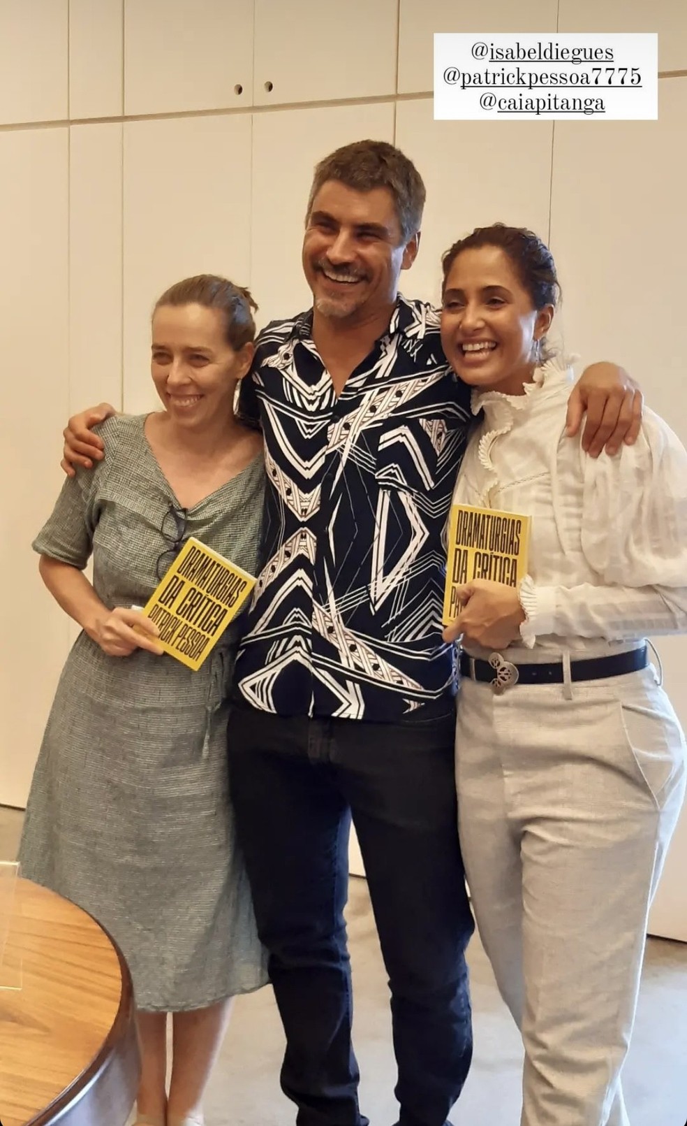 Camila Pitanga se declara para o namorado: 'Te amo'