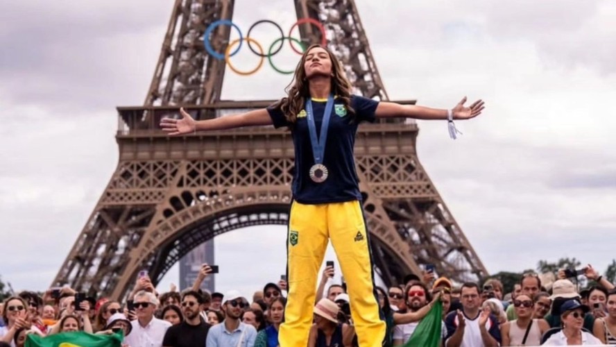 Rayssa Leal relembra melhores momentos das Olimpíadas de Paris