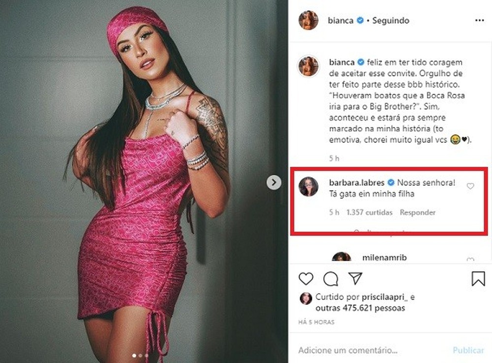 Bianca Andrade posta foto, ex-affair elogia e fãs piram nos comentários