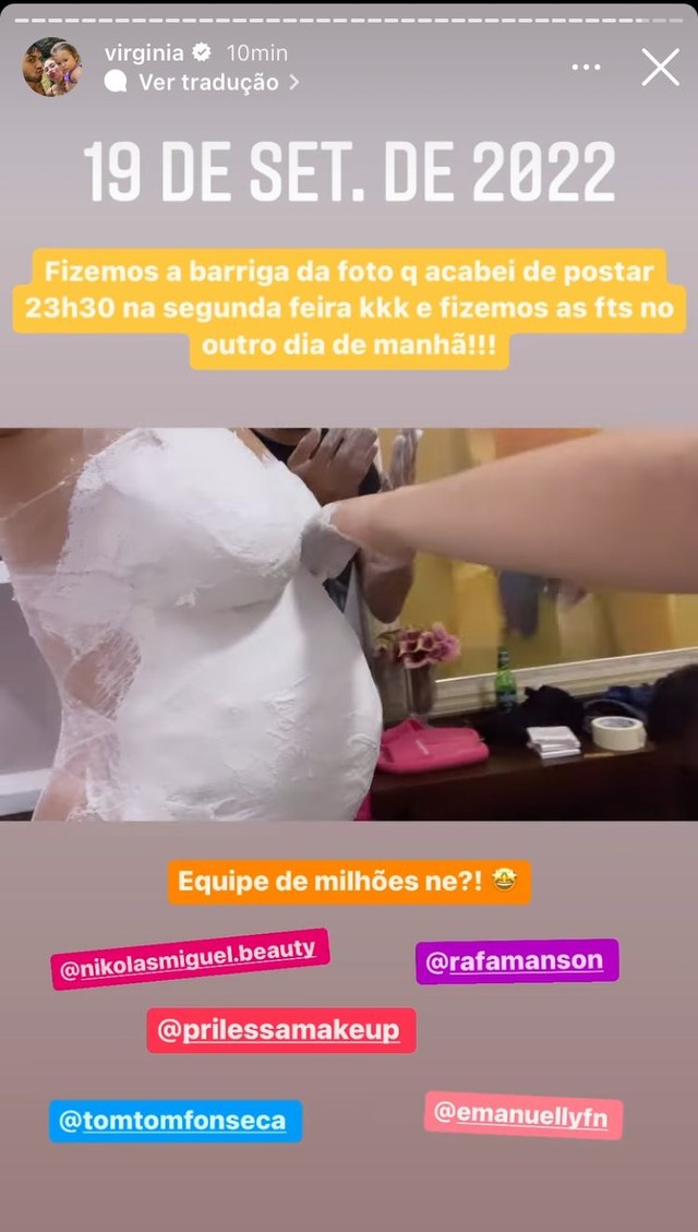 Em novas fotos, Virgínia Fonseca posa poderosa de dourado em reta final ...