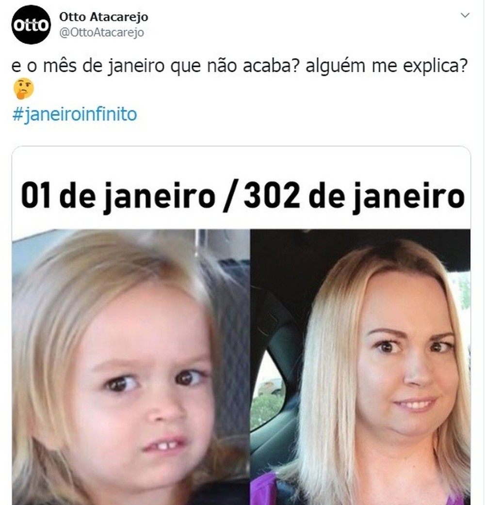 ‘Janeiro eterno’: Internet cria memes com o 1º mês do ano