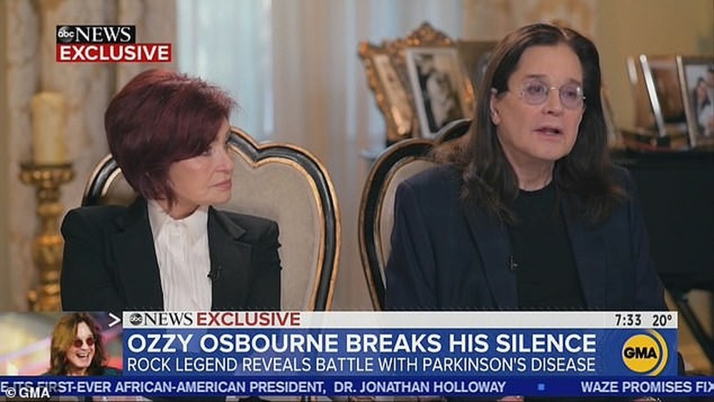 Ozzy Osbourne revela, aos 71, que tem Doença de Parkinson