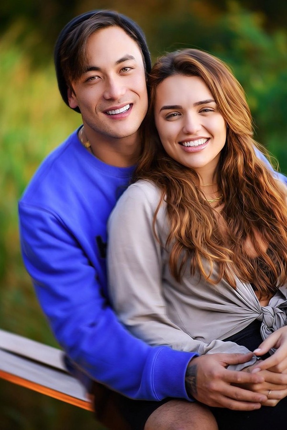 Rafa Kalimann e Daniel Caon fazem ensaio de casal