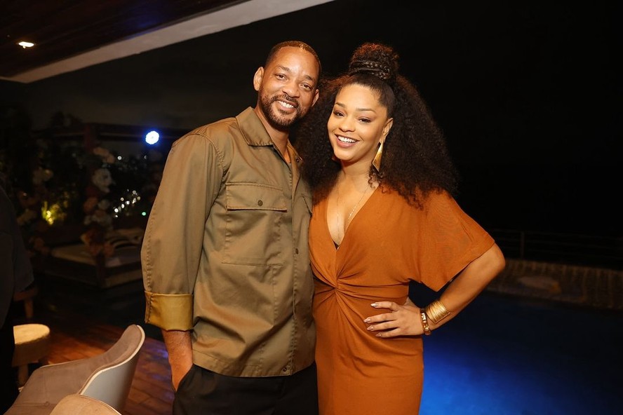 Juliana Alves se emociona ao jantar com Will Smith: 'Especial'