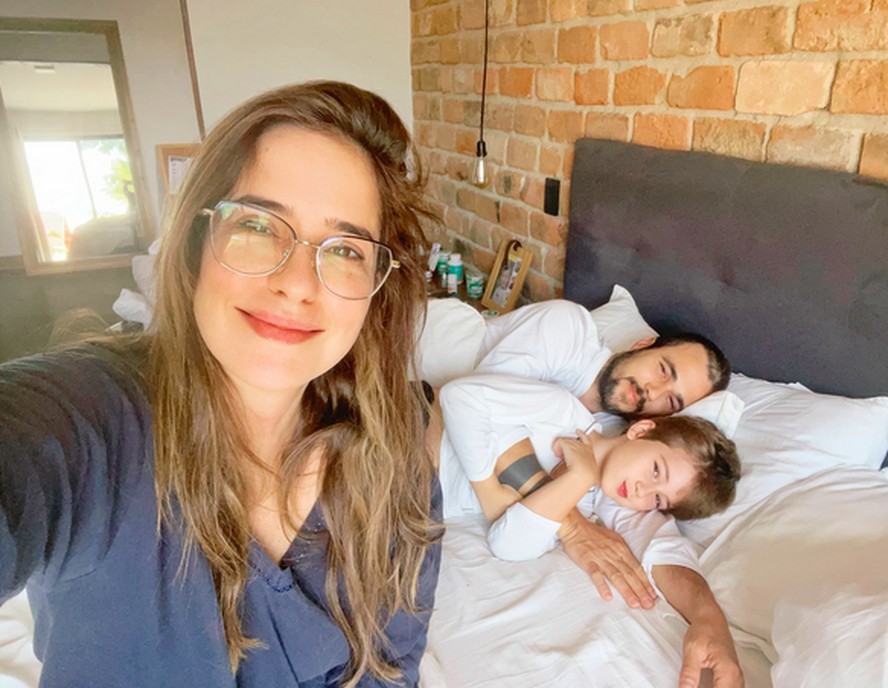 Paloma Duarte divide clique matinal com marido e filho: 'As delícias de ...