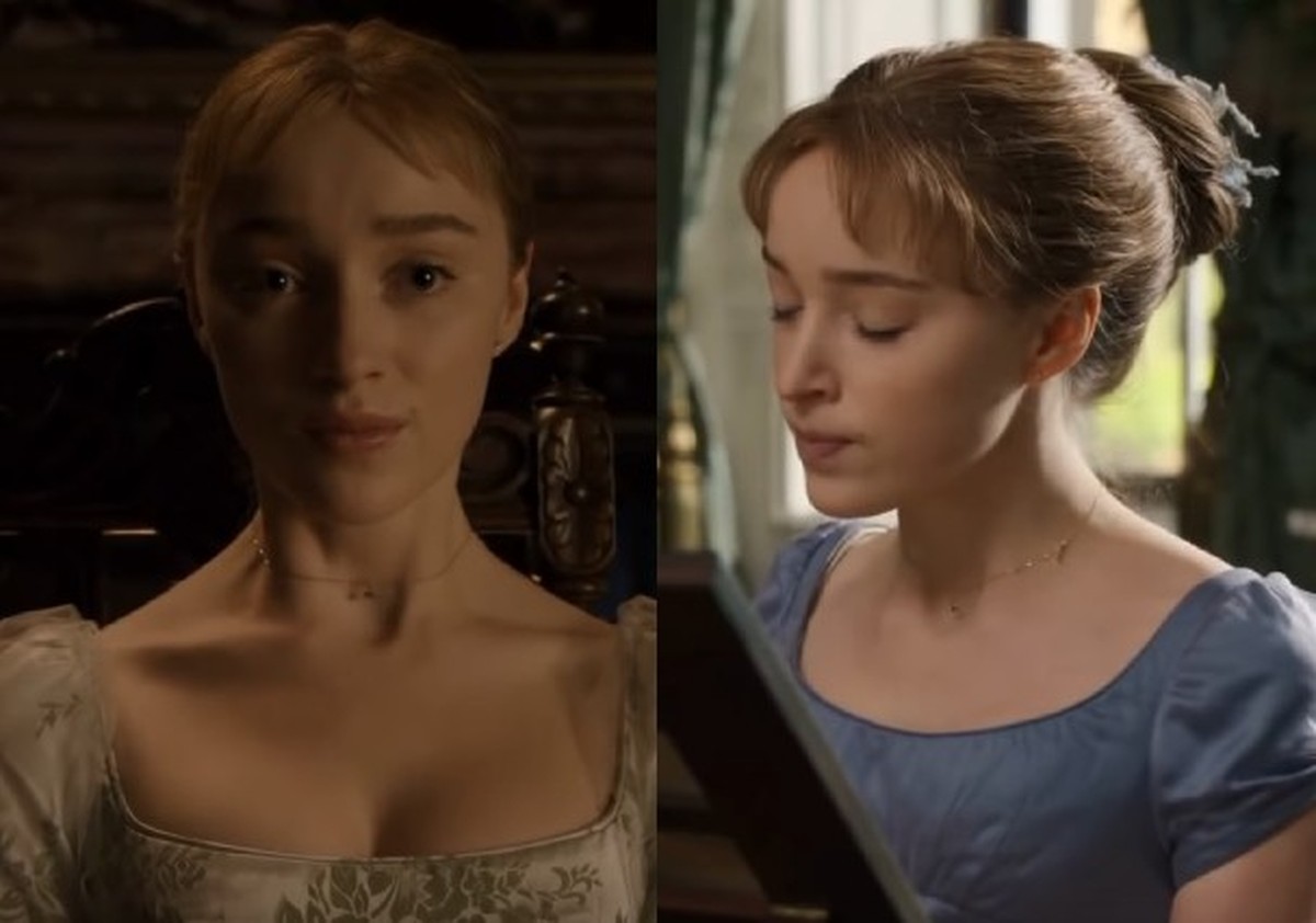 Phoebe Dynevor fala sobre a atuação de seu pescoço em Bridgerton. Oi?