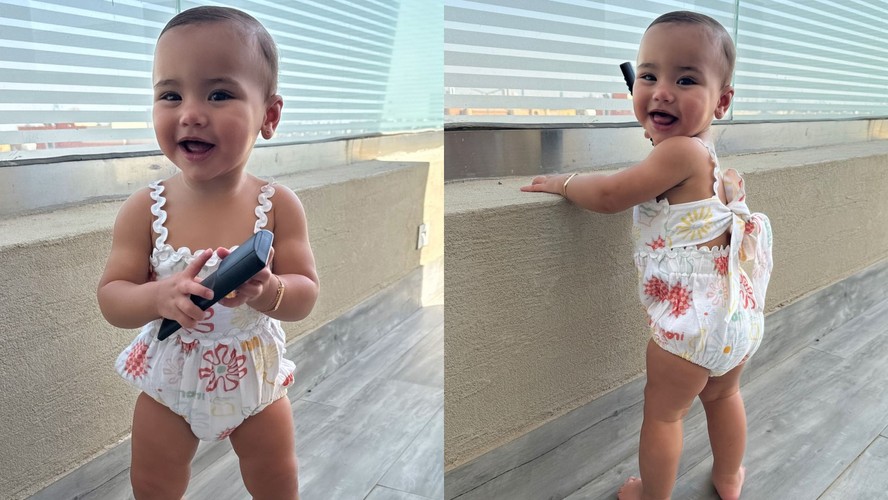 Bruna Biancardi encanta ao mostrar look grifado de Mavie: 'Quem aguenta?'