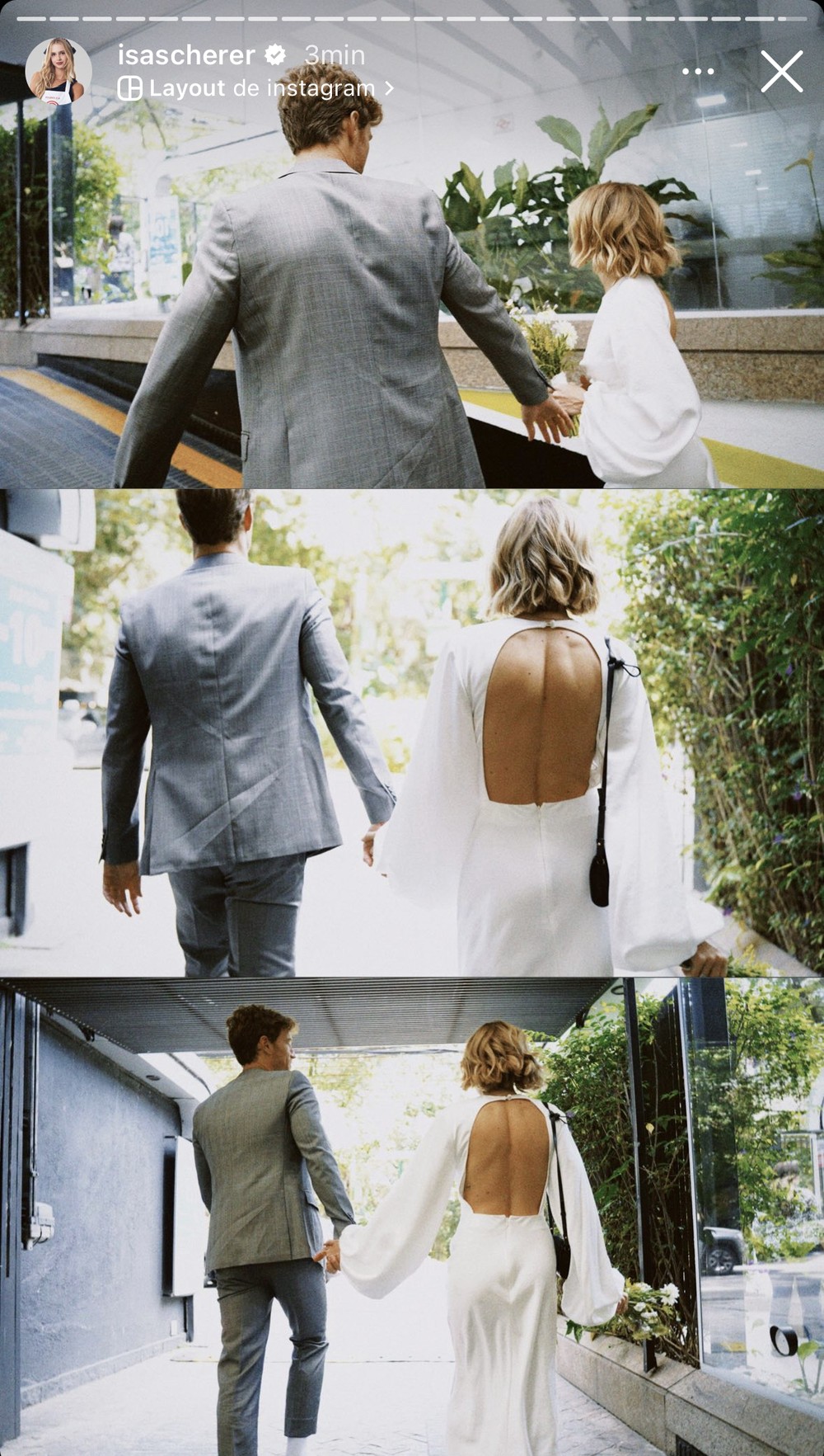 Isa Scherer se casa com Rodrigo Calazans em São Paulo