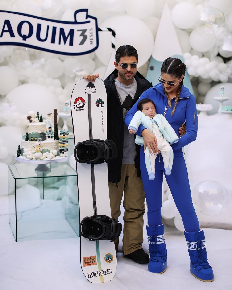 Tema de mesversário do filho de Thassia Naves vira piada entre ...