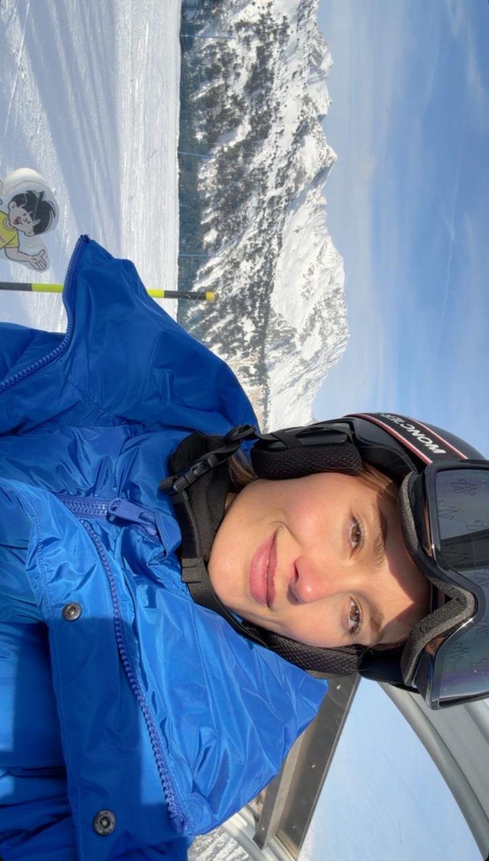 Sasha Meneghel surge em clima de romance com João Lucas nos Alpes Franceses