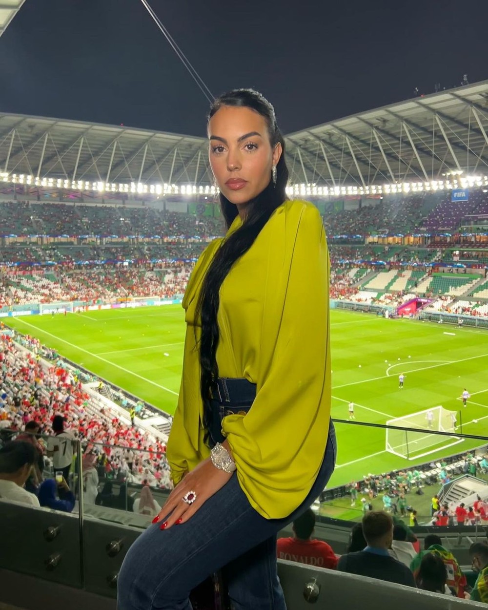 Georgina Rodríguez mostra look nas cores do Brasil e seguidora brinca ...