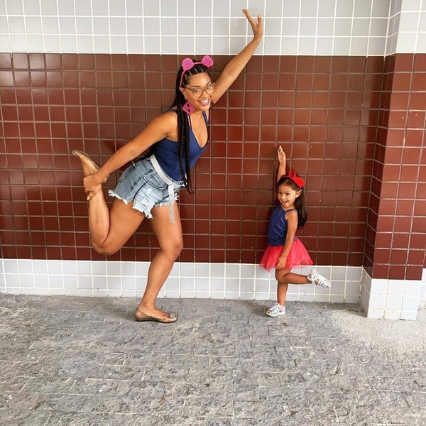 Alerta fofura: Juliana Alves mostra filha fantasiada