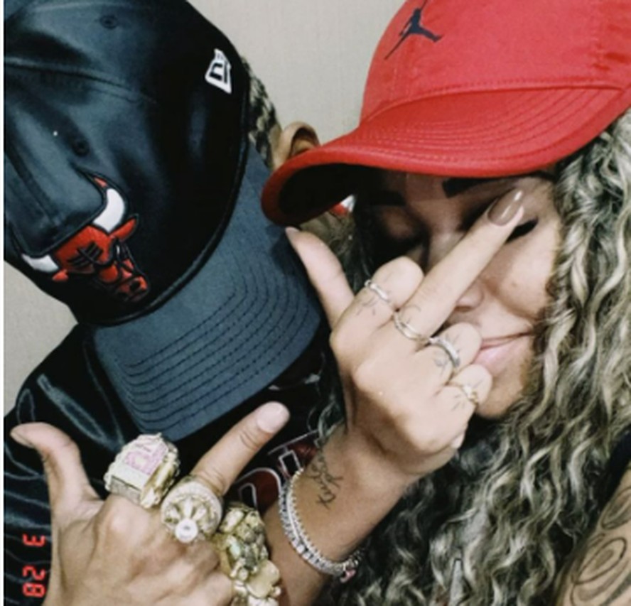 MC Poze do Rodo e sua ex, Viviane Noronha posam juntos e assumem volta