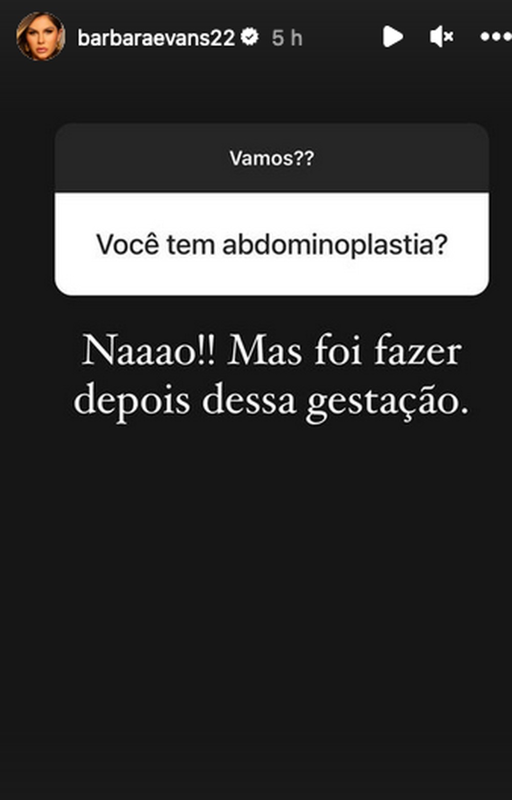 Na reta final da gravidez, Bárbara Evans fala sobre transformações do ...