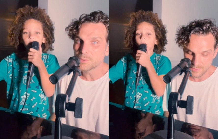 Igor Rickli posta ao piano com o filho Antônio: 'O vídeo mais lindo que ...
