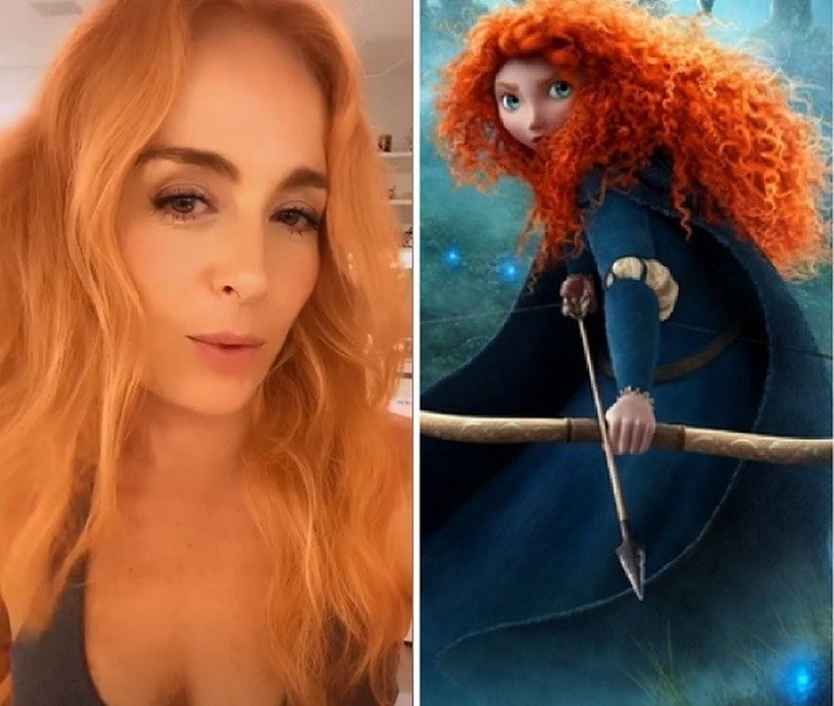 Angélica se compara com Merida e fala sobre princesas: 'Desserviço'